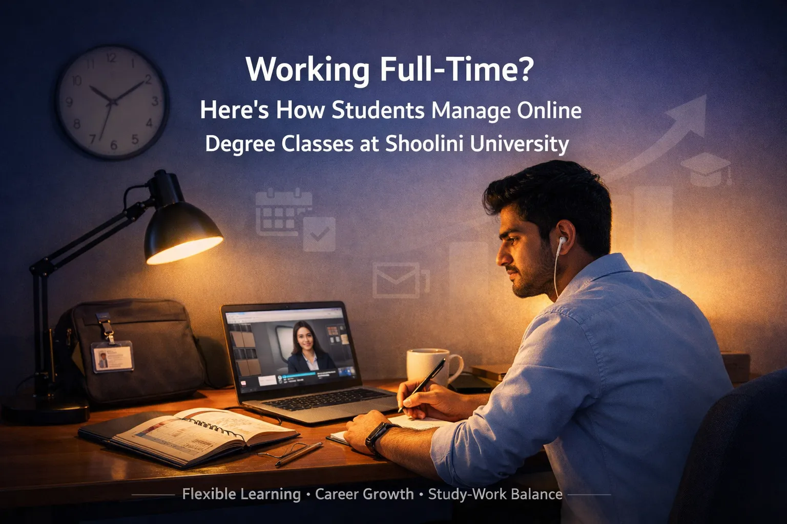 Working Full-Time? Manage Online Degree Classes at Shoolini